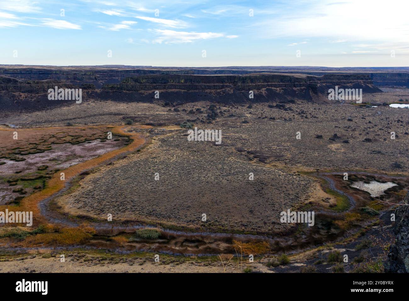Dry Falls Washington State USA Stock Photo - Alamy