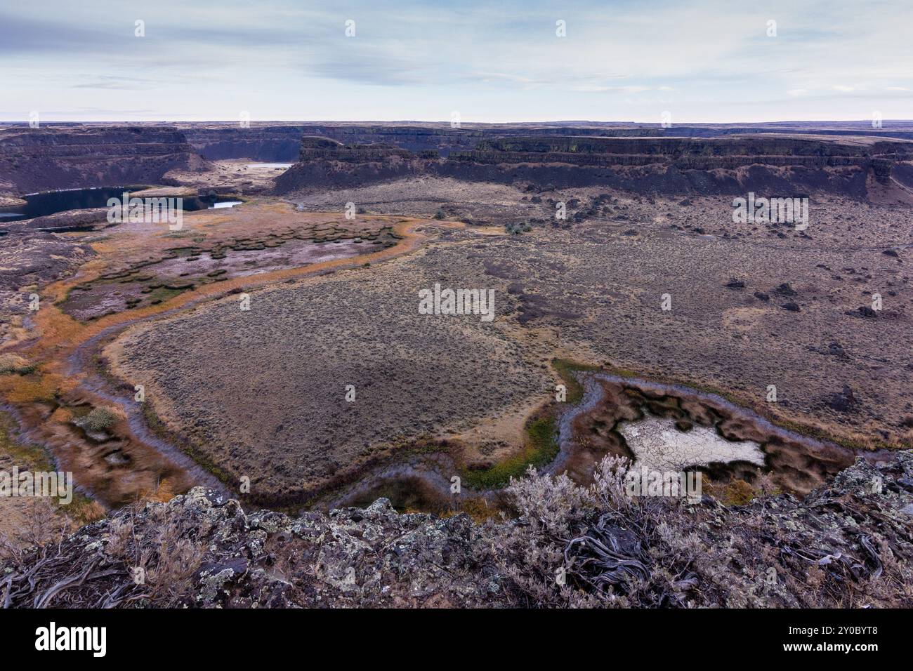 Dry Falls Washington State USA Stock Photo - Alamy