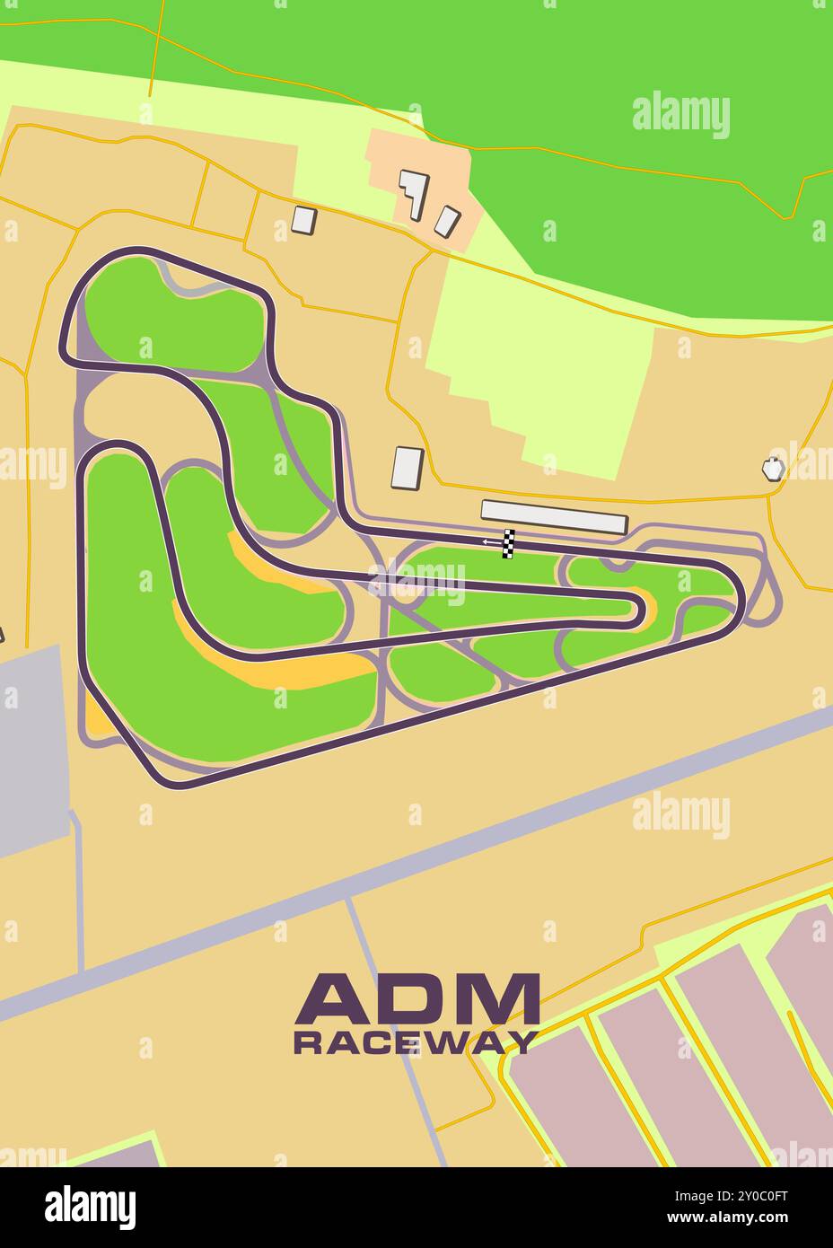 Raceway poster hi-res stock photography and images - Alamy