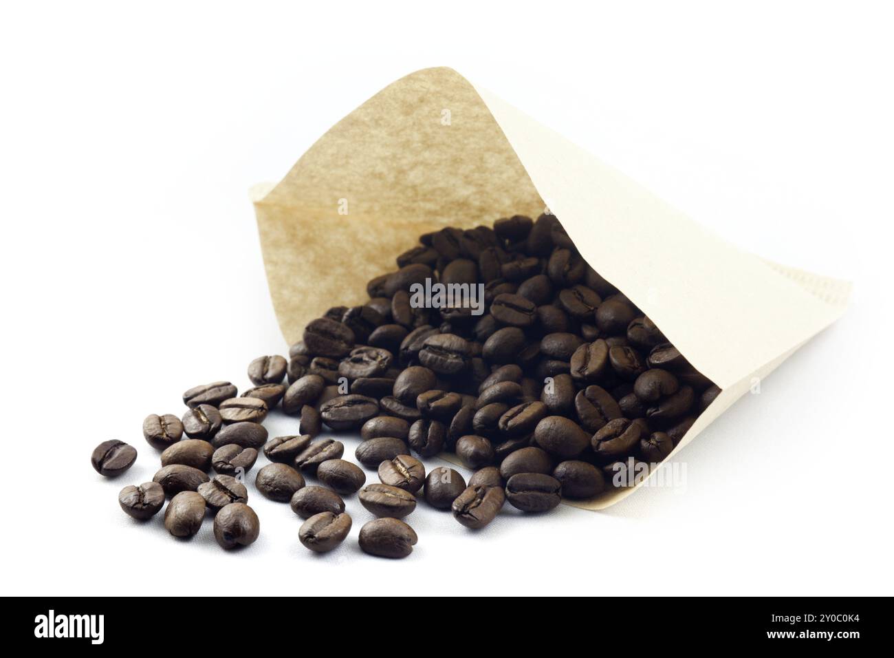 Coffee bean with filter paper Stock Photo - Alamy
