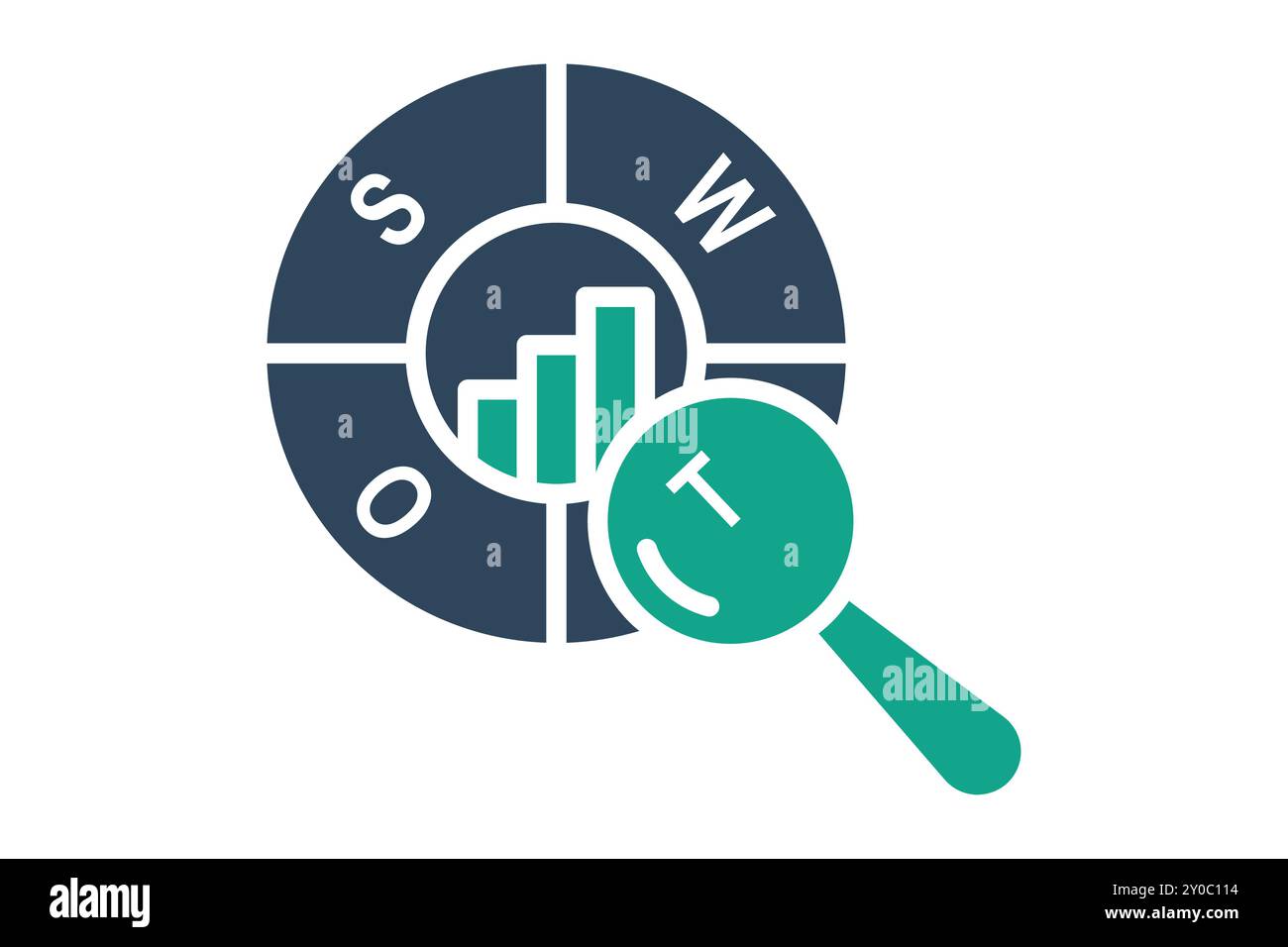 SWOT Analysis icon. solid icon style. chart with magnifying glass. icon ... SWOT Analysis icon. solid icon style. chart with magnifying glass. icon ...
