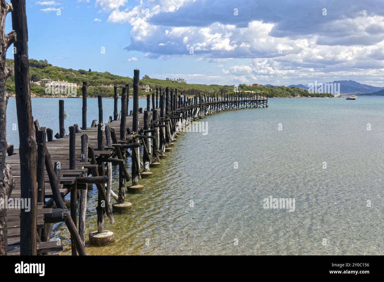 The Jetty at Hotel Cala Di Volpe Sardinia Stock Photo - Alamy