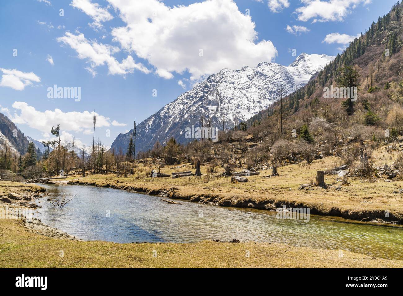 Beautiful chinese landscape at Sichuan, China, Asia Stock Photo - Alamy