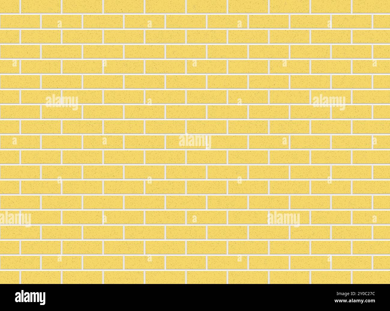 Illustration of a yellow brick wall background Stock Photo - Alamy