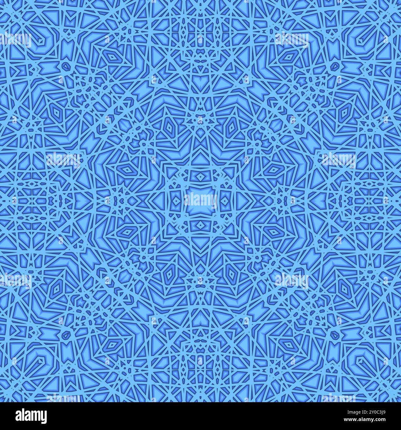 Blue background with abstract pattern Stock Photo - Alamy