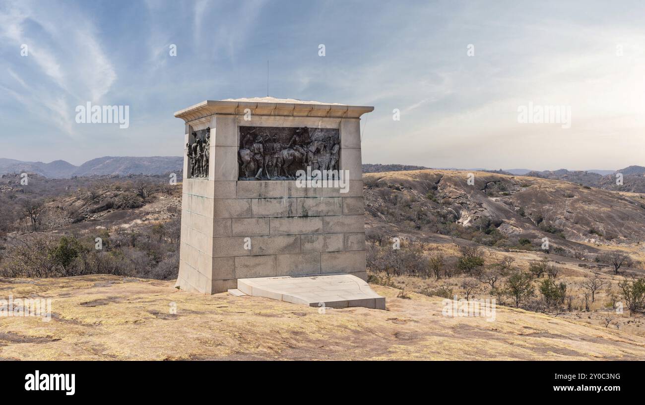 Matopos (Matobo) National Park in southern Zimbabwe during winter ...