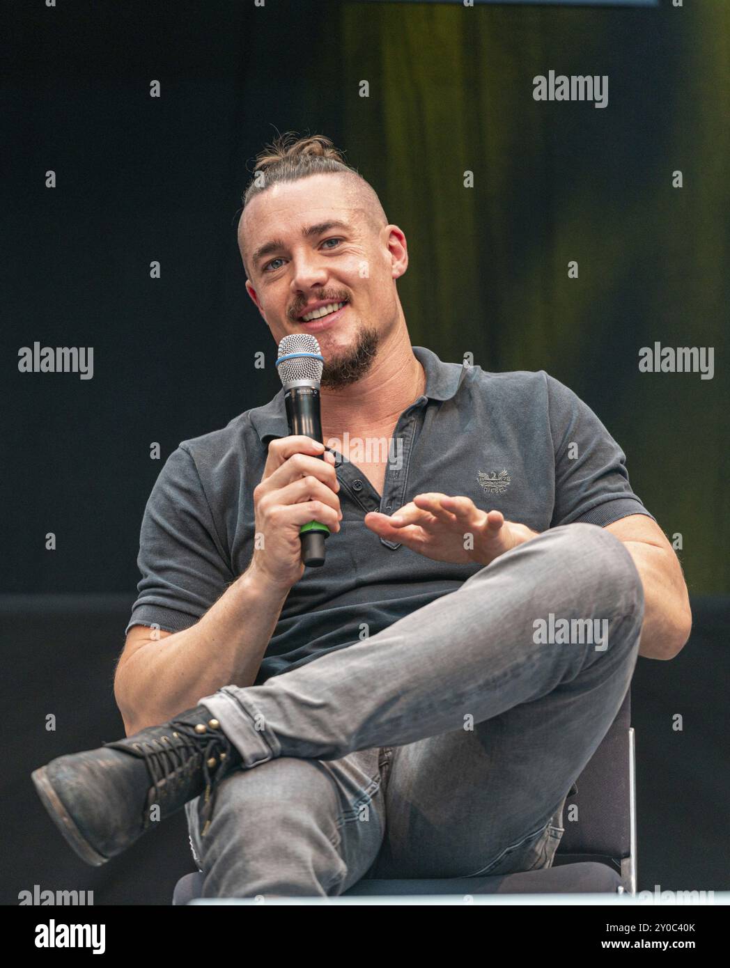 STUTTGART, GERMANY, JUN 29th 2019: Alexander Dreymon (*1983, German ...