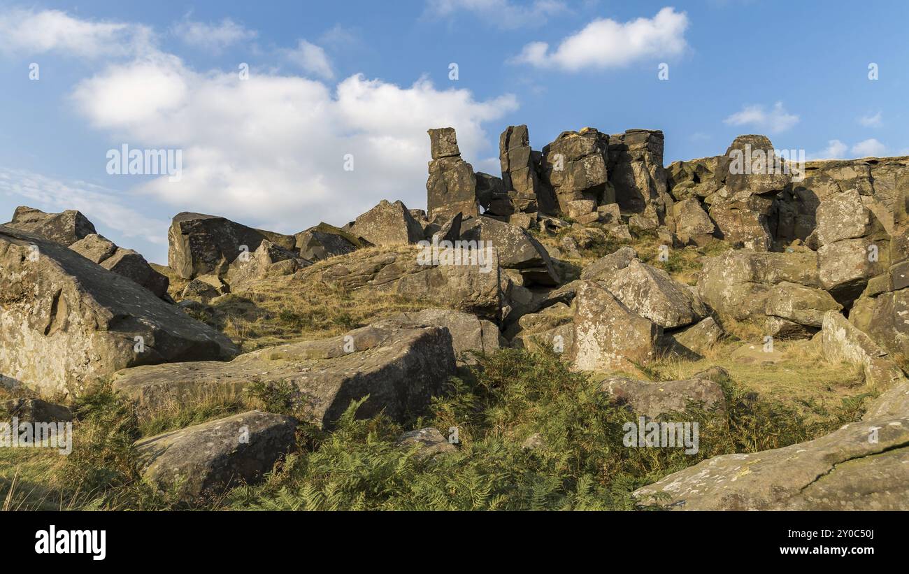 Wainstones, near Clay Bank and Stokesley, North York Moors, North ...