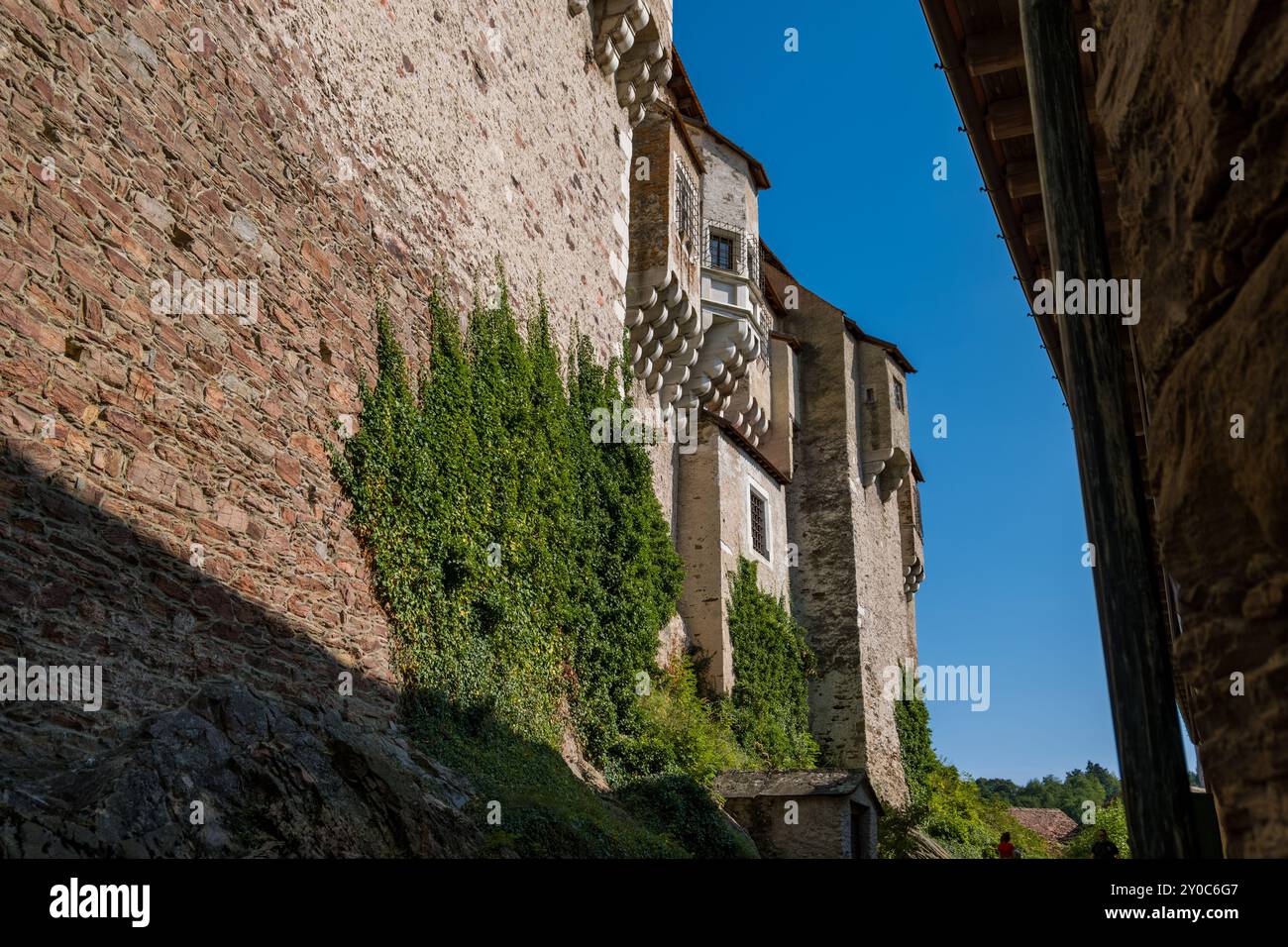 Hrad Pernstejn, Czech Republic -August 20 2024: Castle in the South ...