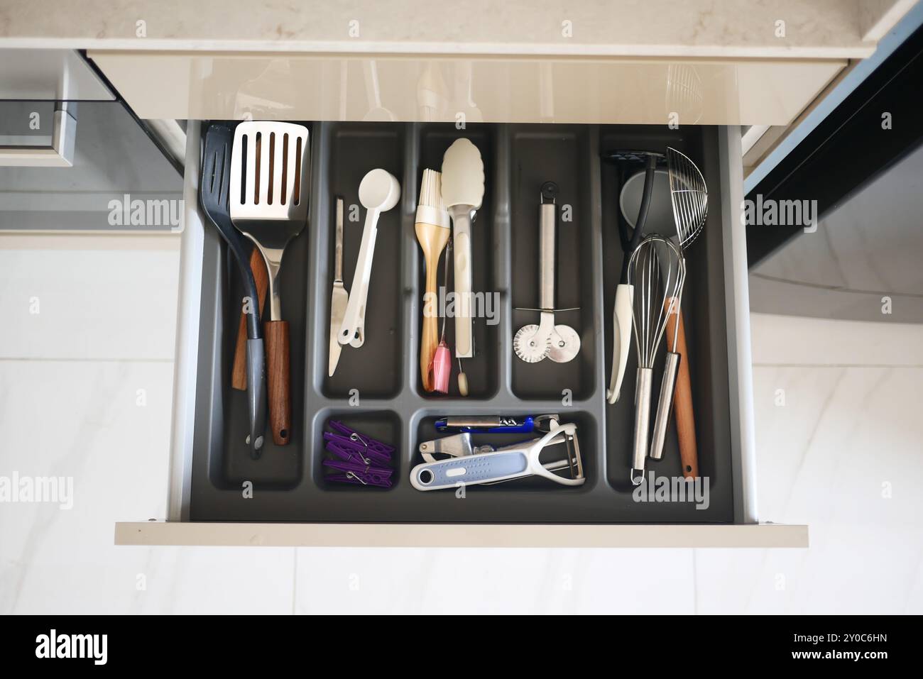 A WellOrganized Kitchen Utensil Drawer to Enhance Functionality and ...