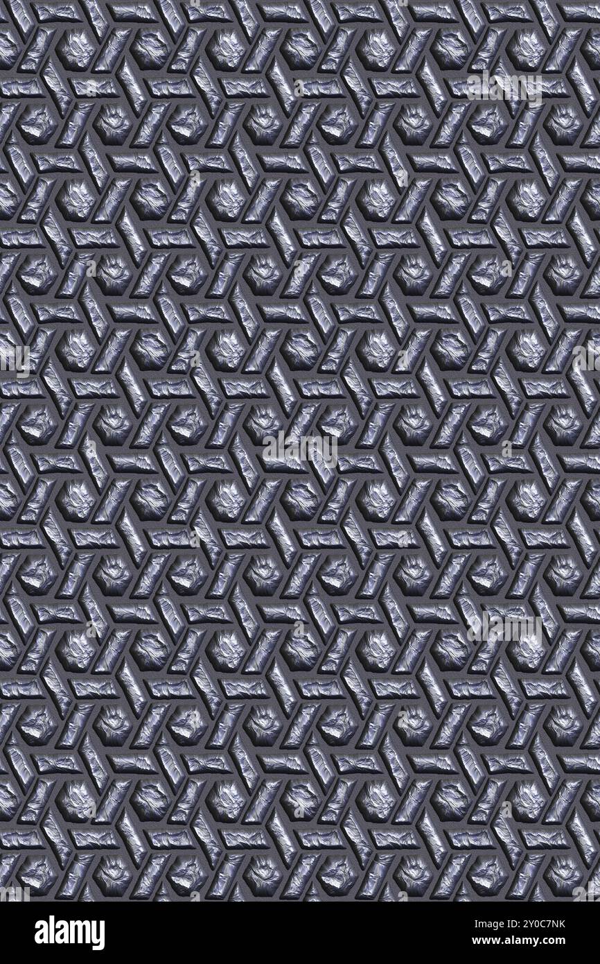 Seamless tileable metal decorative background pattern Stock Photo - Alamy