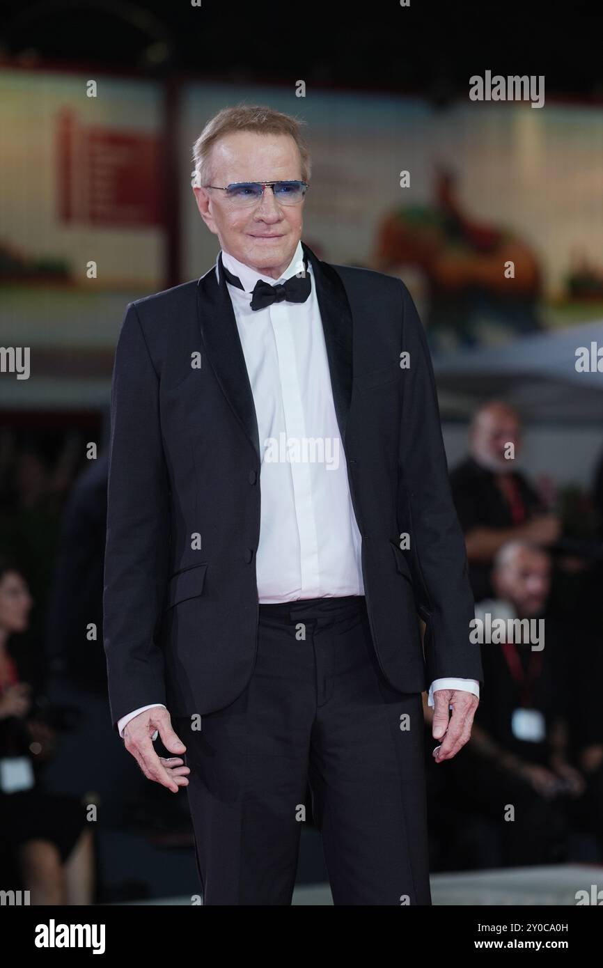 Venezia, Italia. 1st Sep, 2024. Christopher Lambert during the Filming ...