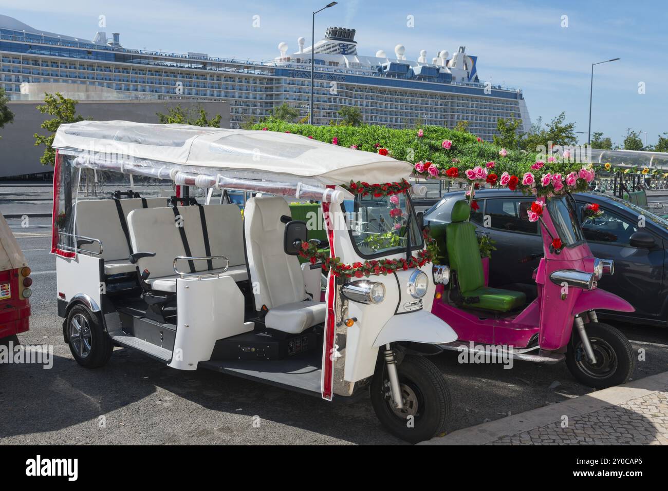 Two big passenger ships stand hi-res stock photography and images - Alamy