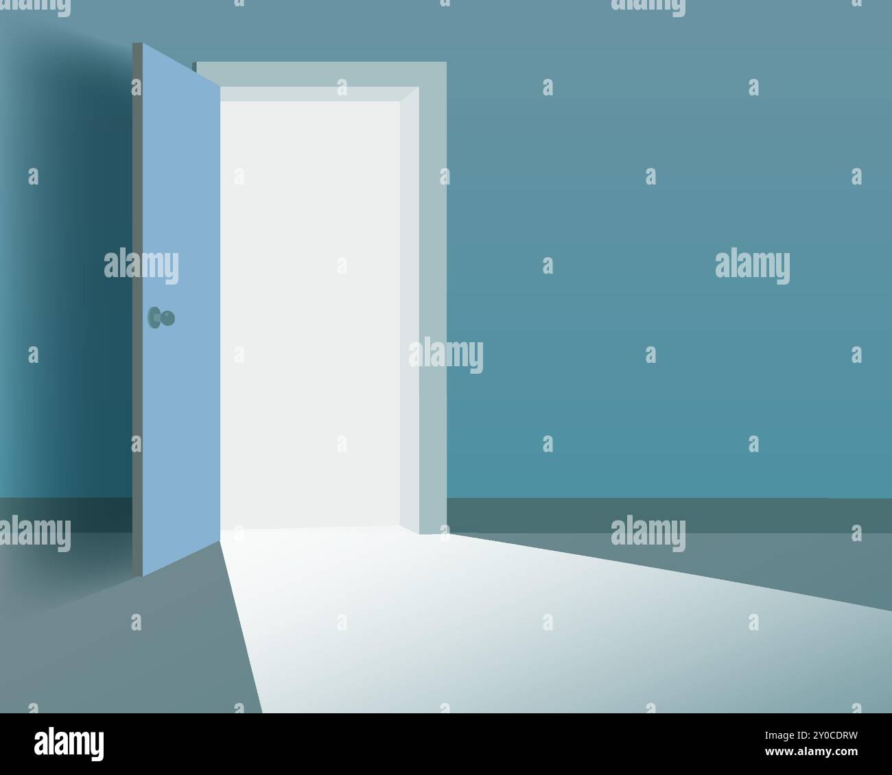 Portal white design door Stock Vector Images - Alamy