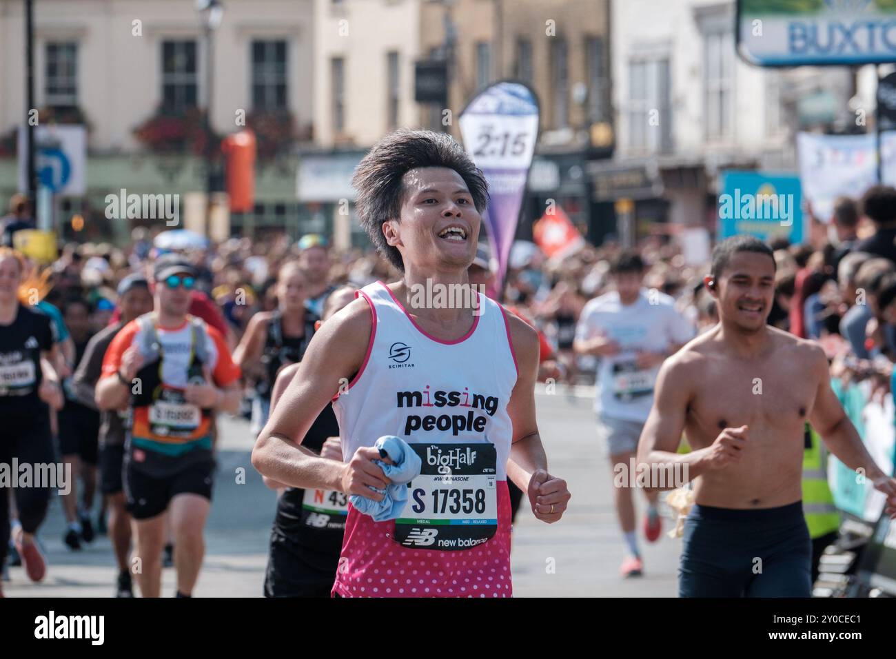 The Big Half 2024, London, United Kingdom, Sept. 1, 2024 Ehimetalor ...