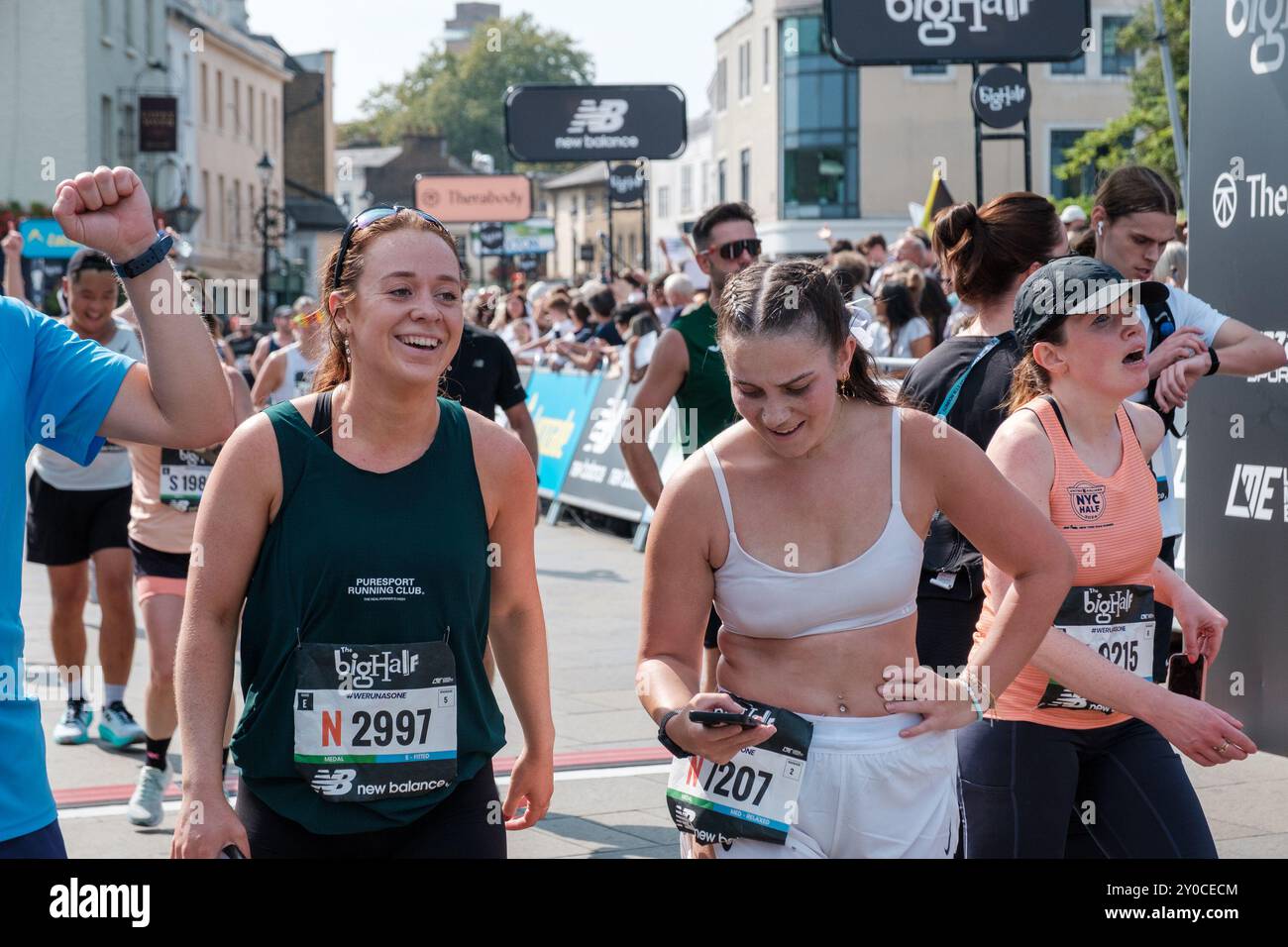 The Big Half 2024, London, United Kingdom, Sept. 1, 2024 Ehimetalor ...