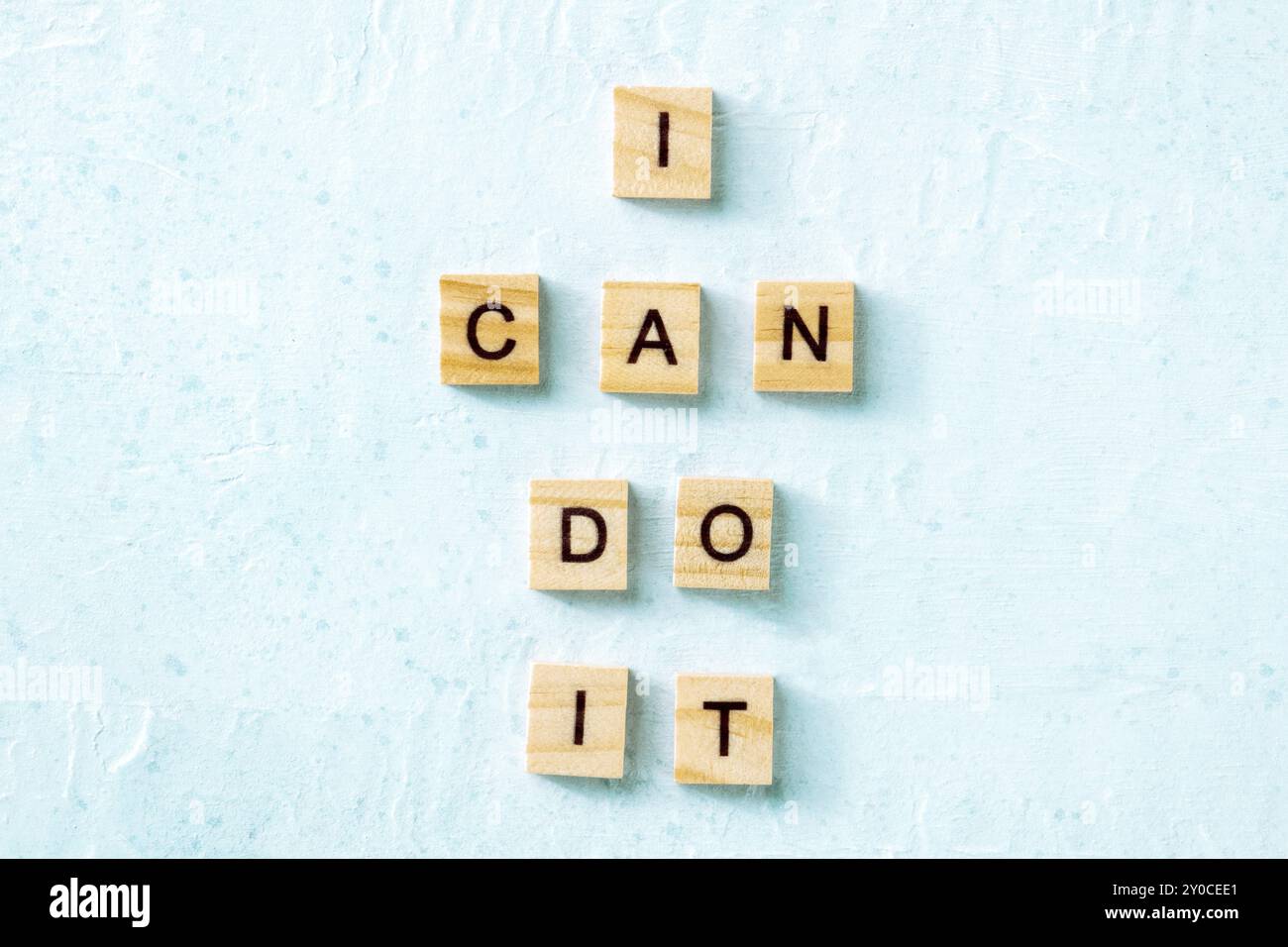 I can do it, motivational banner, inspirational saying, positive ...