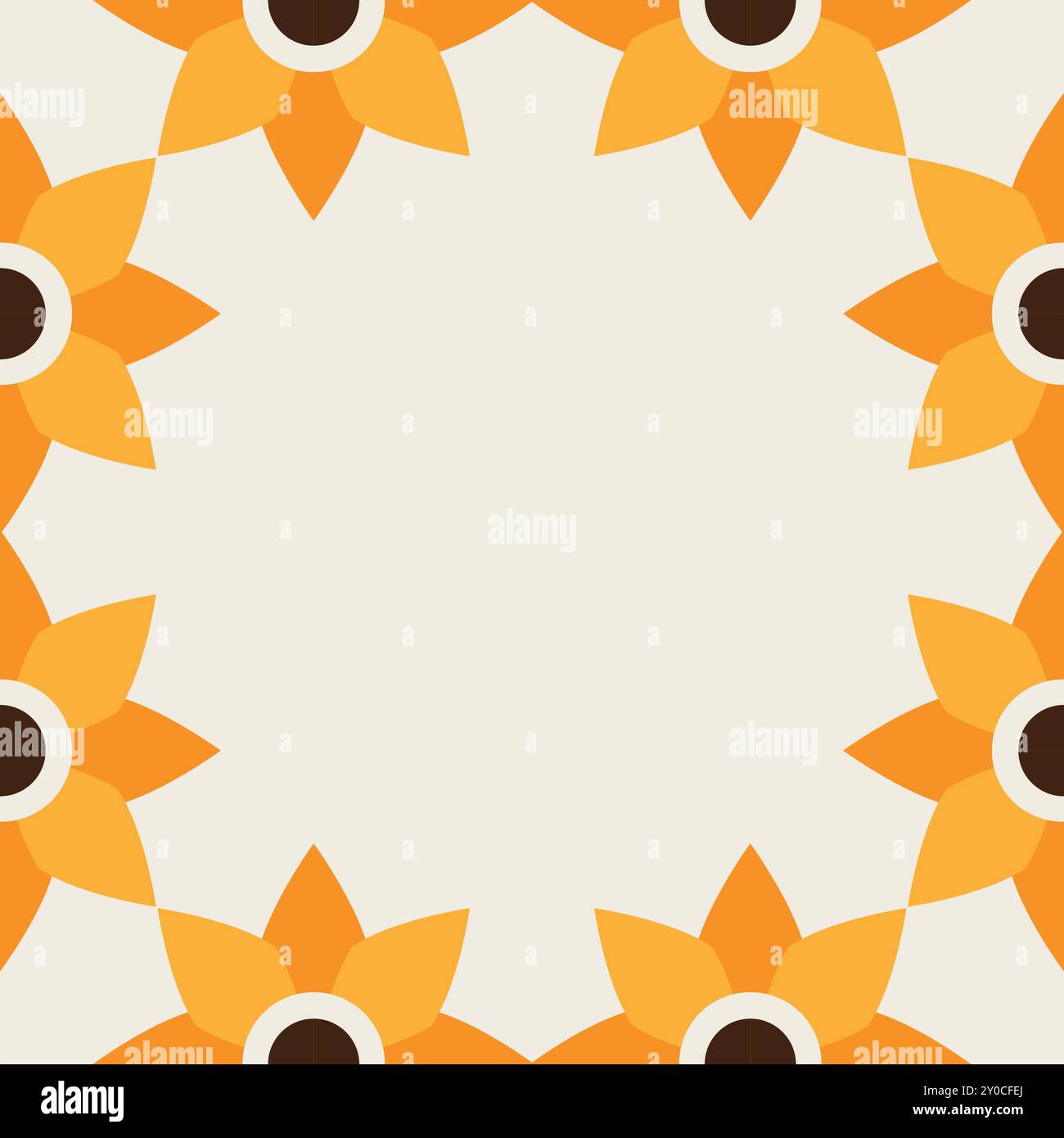 soft color flower frame design Stock Vector Image & Art - Alamy