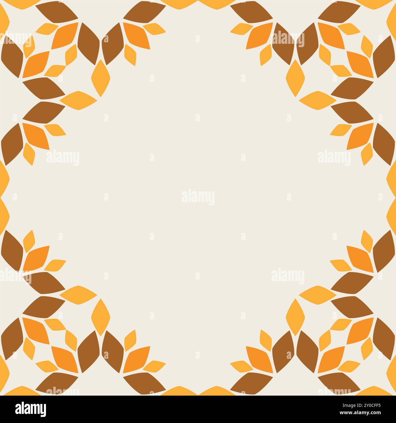 soft color flower frame design Stock Vector Image & Art - Alamy