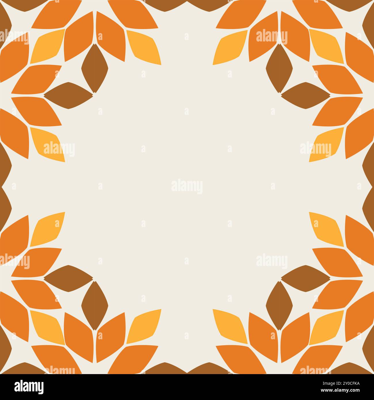 soft color flower frame design Stock Vector Image & Art - Alamy