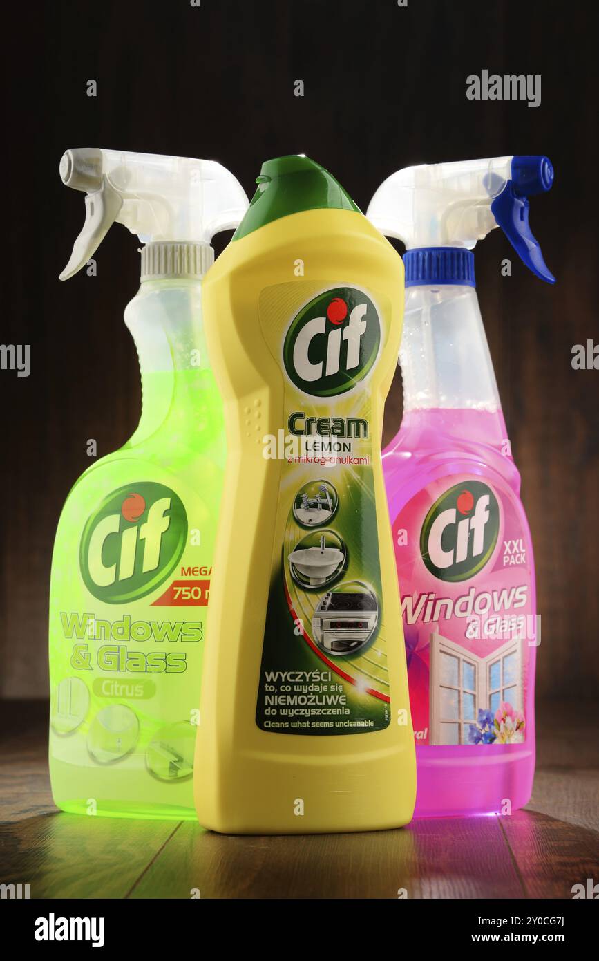 Cif is a brand of household cleaning products manufactured by Unilever ...