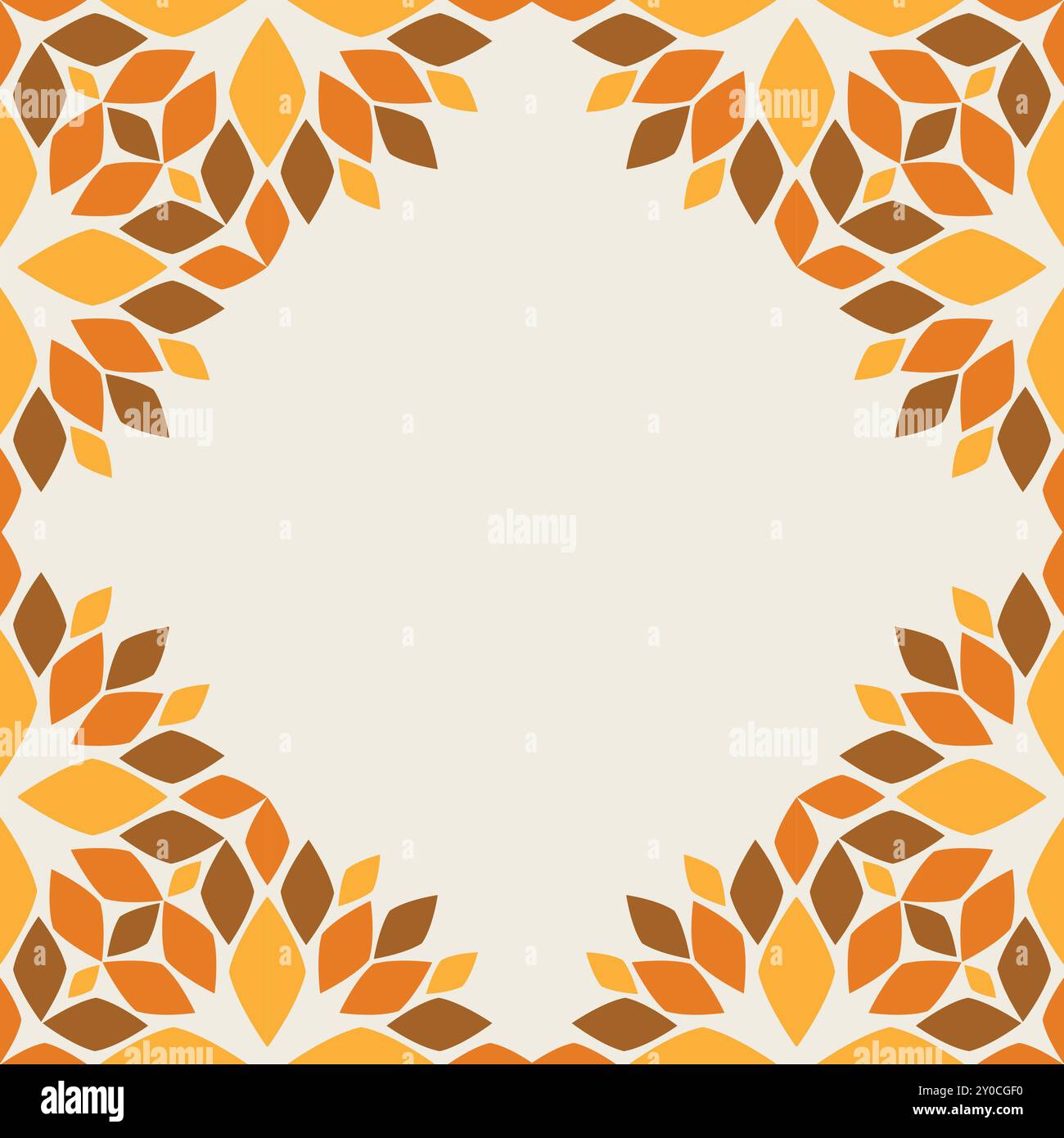 soft color flower frame design Stock Vector Image & Art - Alamy
