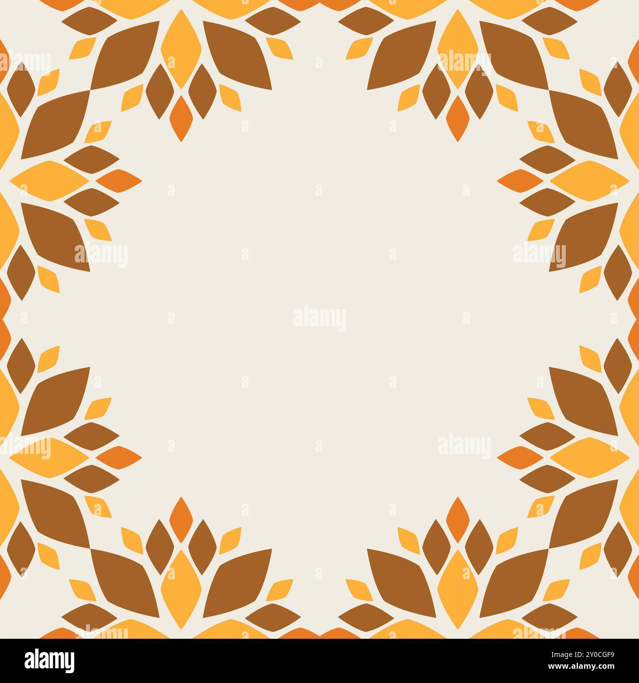 soft color flower frame design Stock Vector Image & Art - Alamy