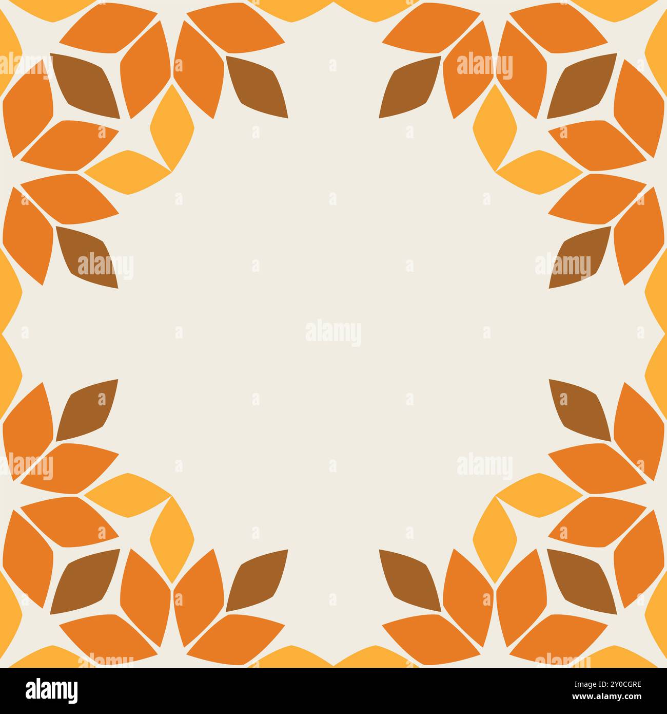 soft color flower frame design Stock Vector Image & Art - Alamy