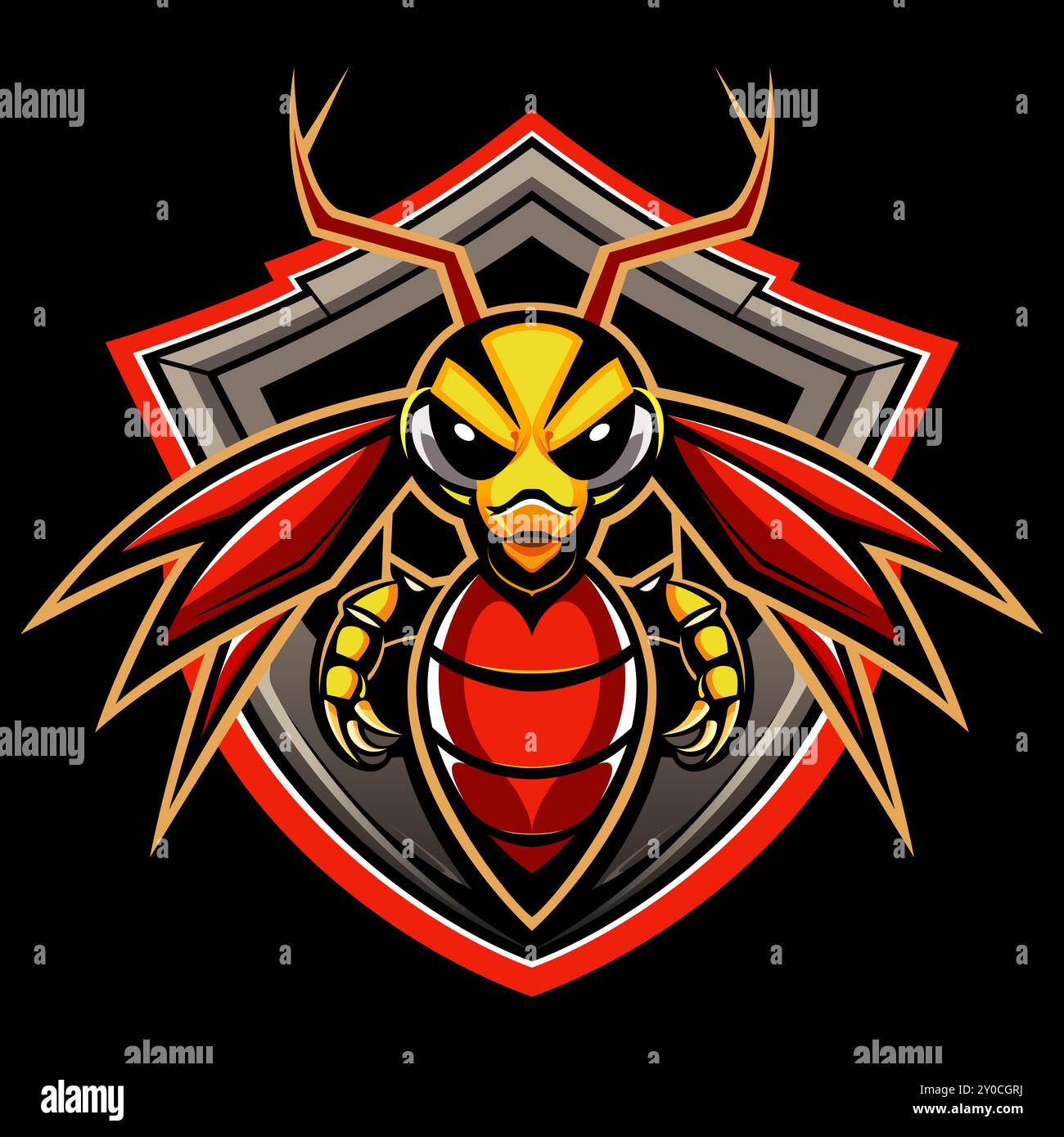 Insect logo hi-res stock photography and images - Alamy