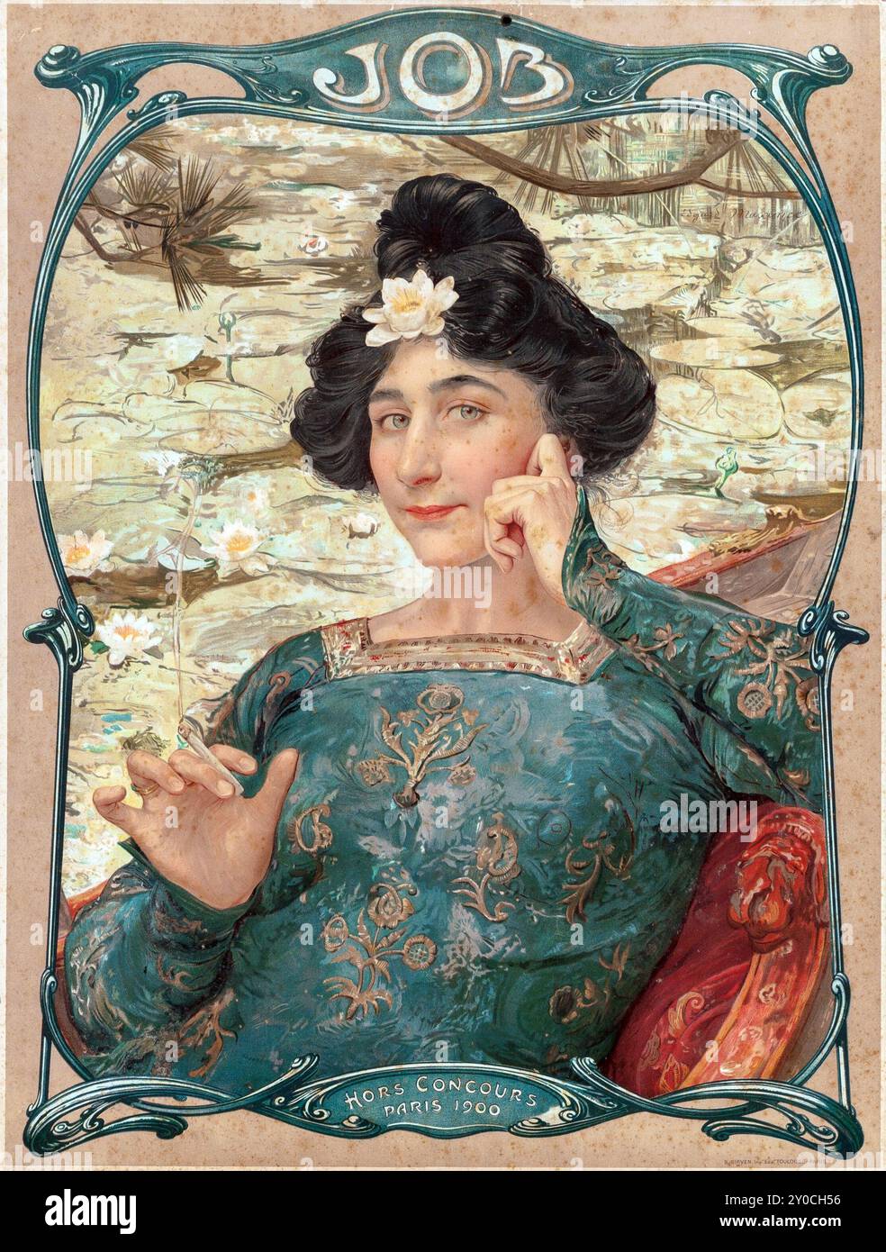 Antique cigarette advertisement - Job Cigarettes ad, Hors Concours ...