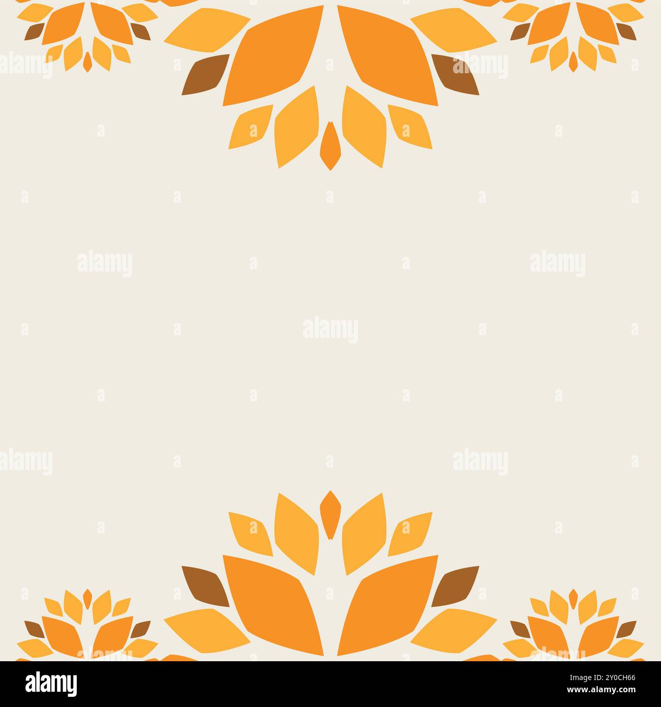 soft color flower frame design Stock Vector Image & Art - Alamy