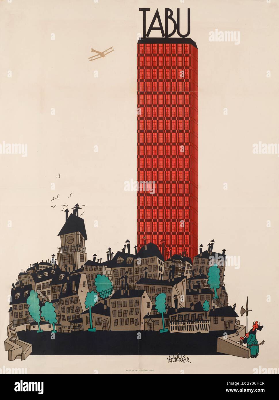 Julius Klinger (Austrian graphic artist 1876–1942) - Tabu. Cigarette ...