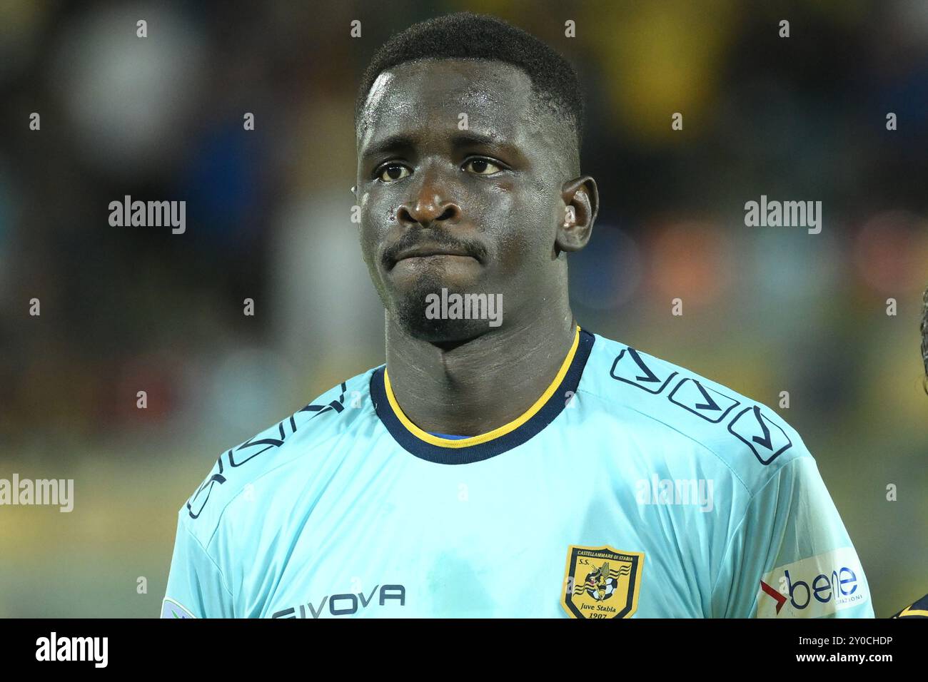 Demba Thiam of SS Juve Stabia look during the Soccer BKT between ...
