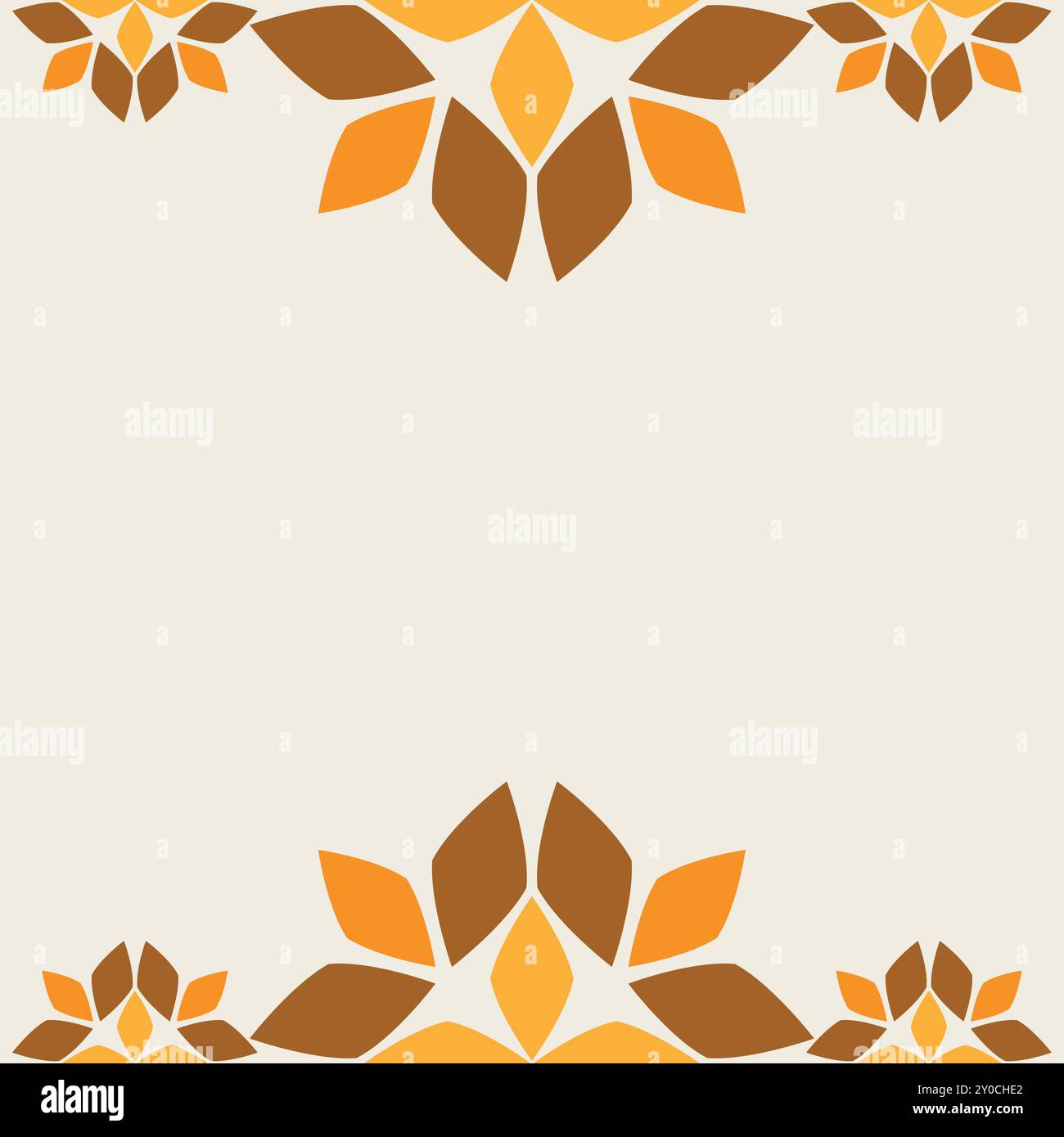 soft color flower frame design Stock Vector Image & Art - Alamy