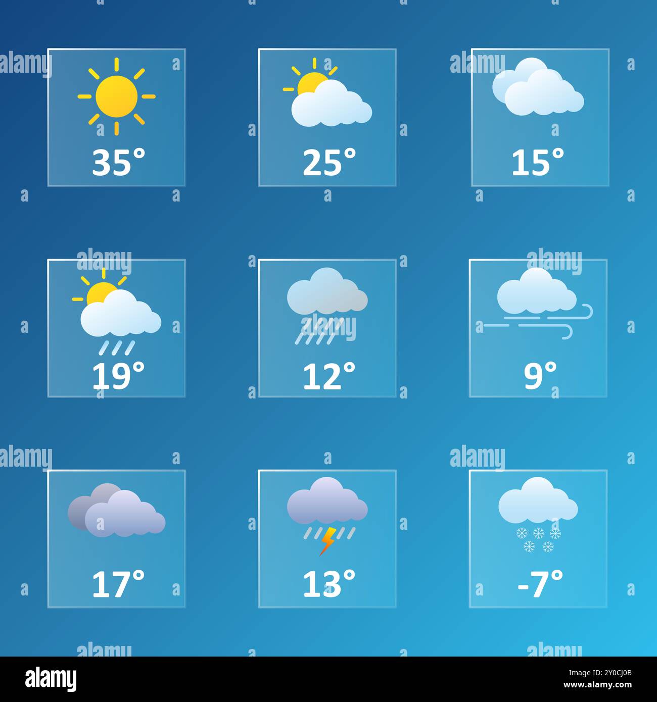 Weather forecast television sun hi-res stock photography and images - Alamy