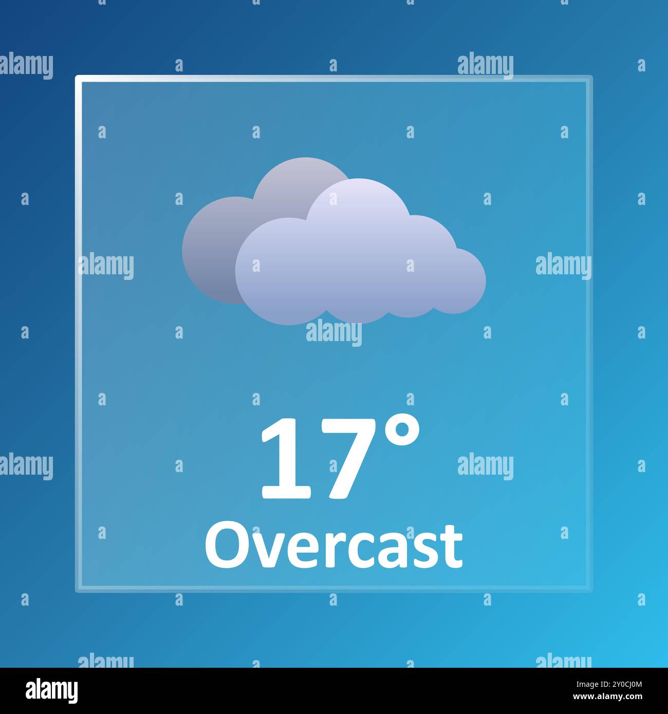 Overcast 17 Degrees Celsius weather forecast. Windy, cloudy, wind speed ...
