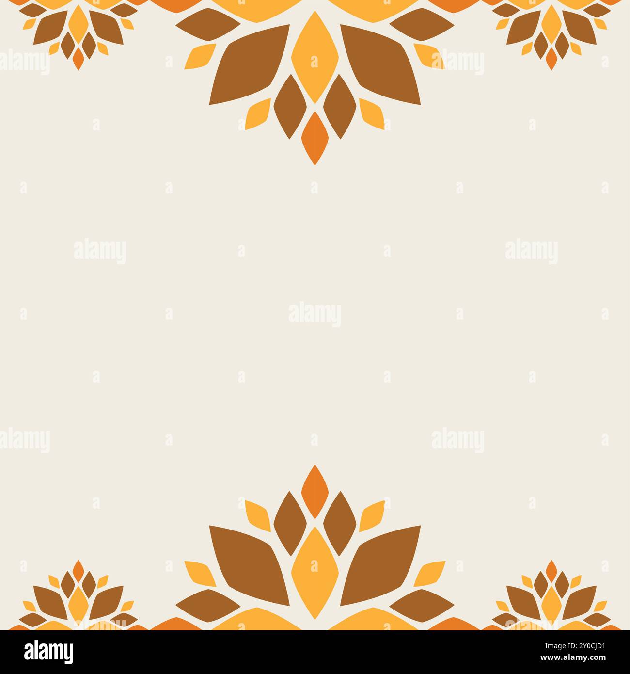 soft color flower frame design Stock Vector Image & Art - Alamy