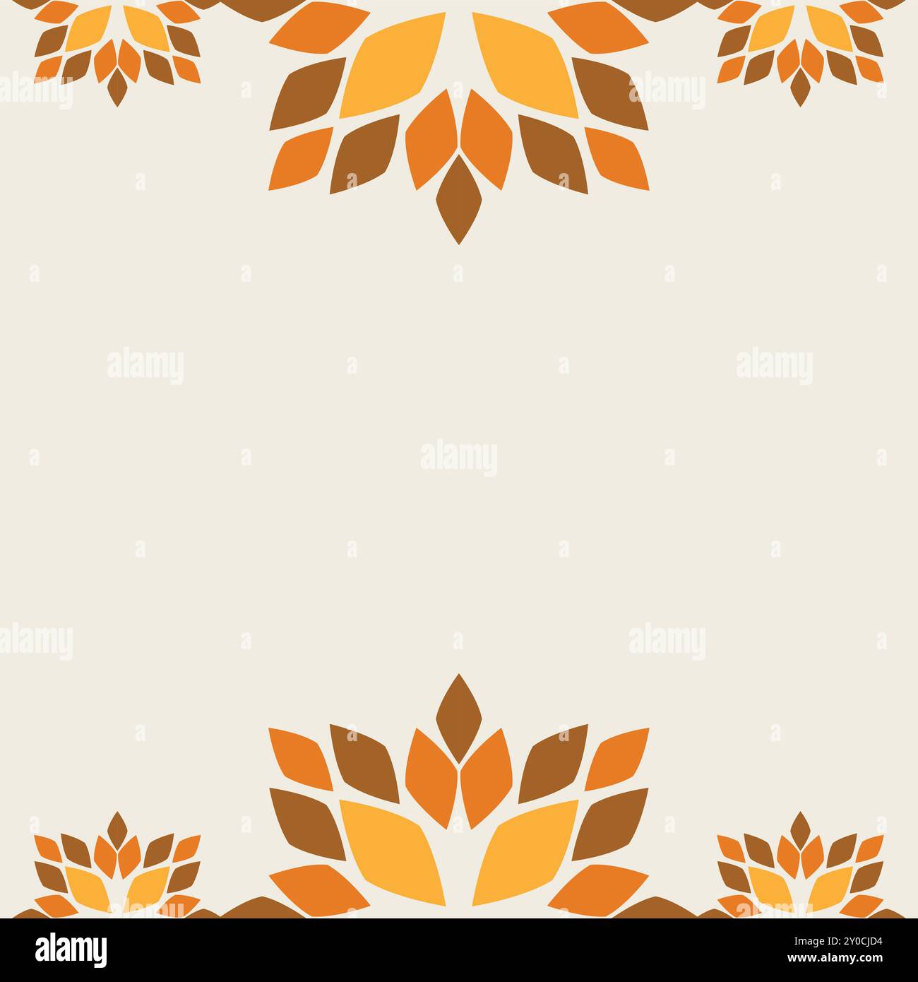 soft color flower frame design Stock Vector Image & Art - Alamy