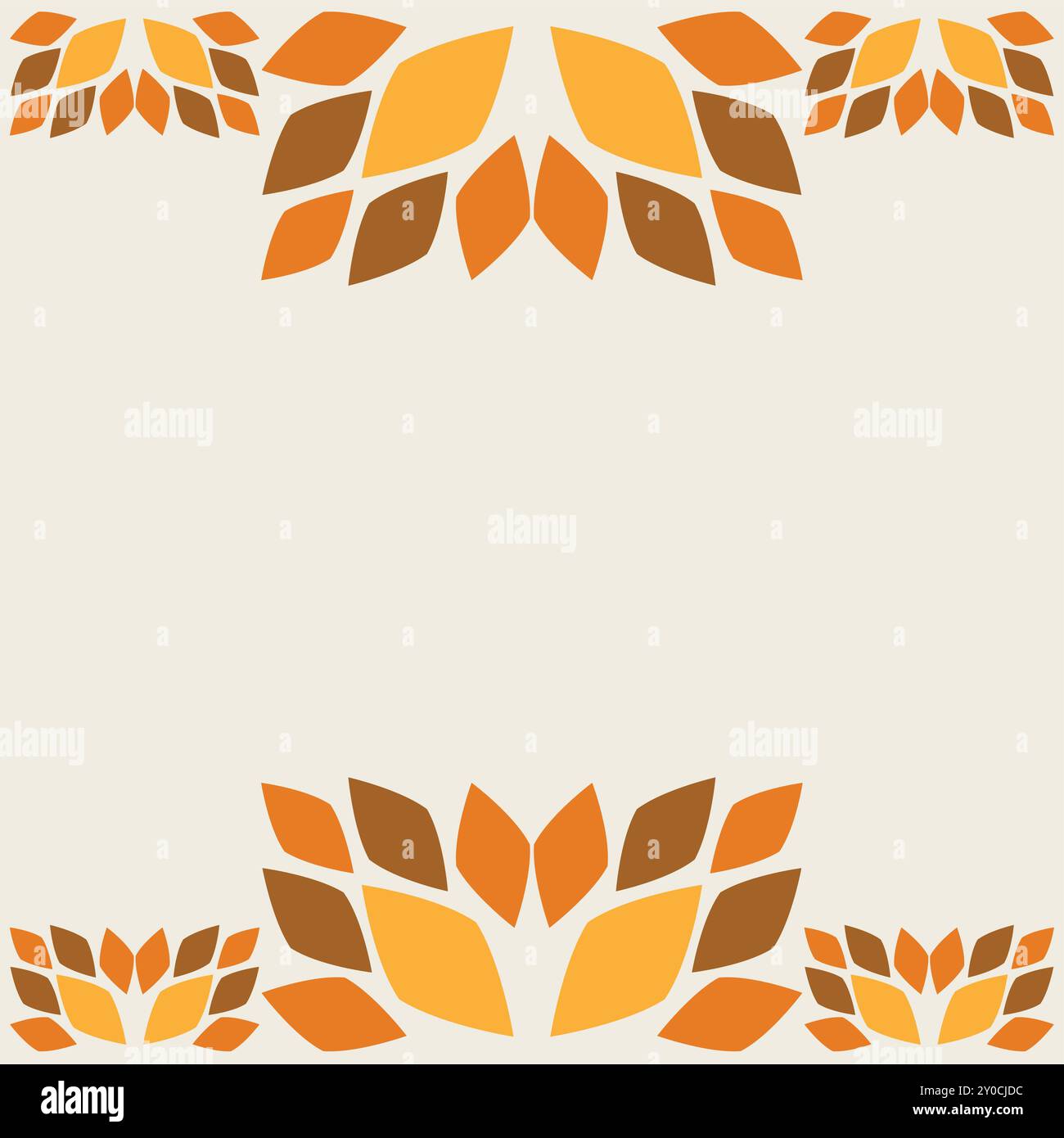 soft color flower frame design Stock Vector Image & Art - Alamy