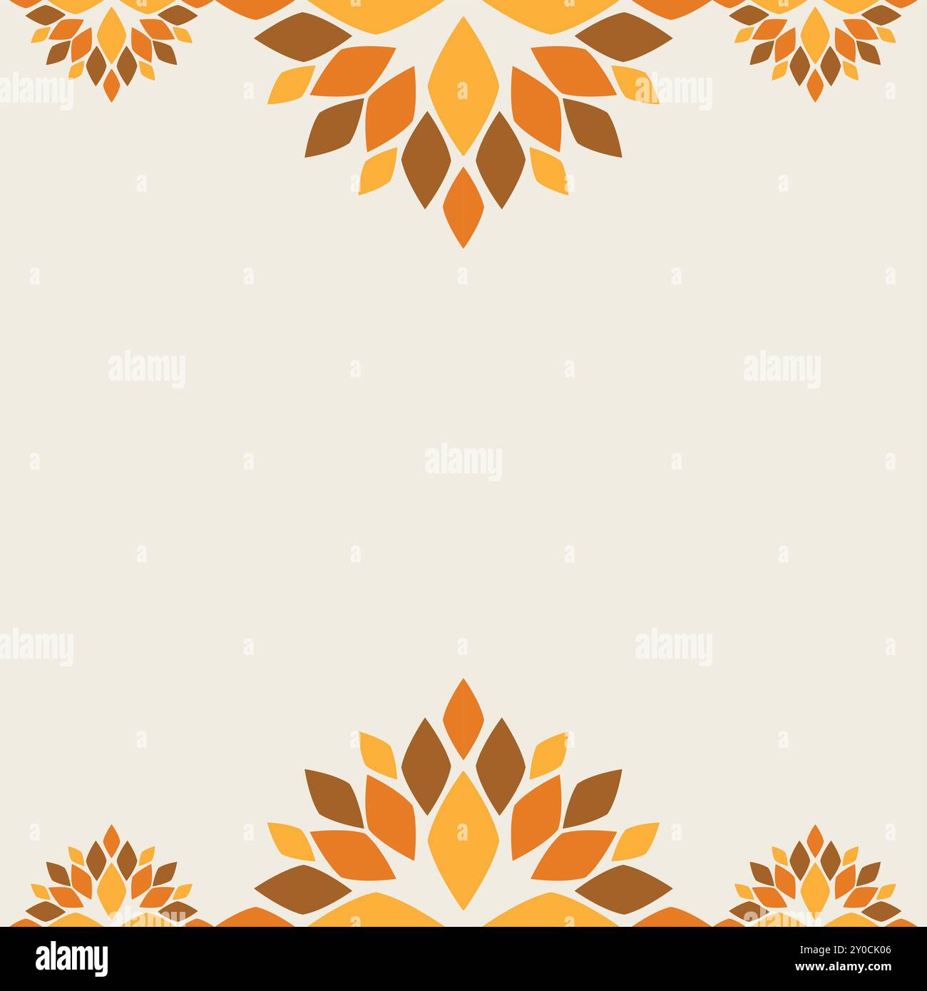 soft color flower frame design Stock Vector Image & Art - Alamy