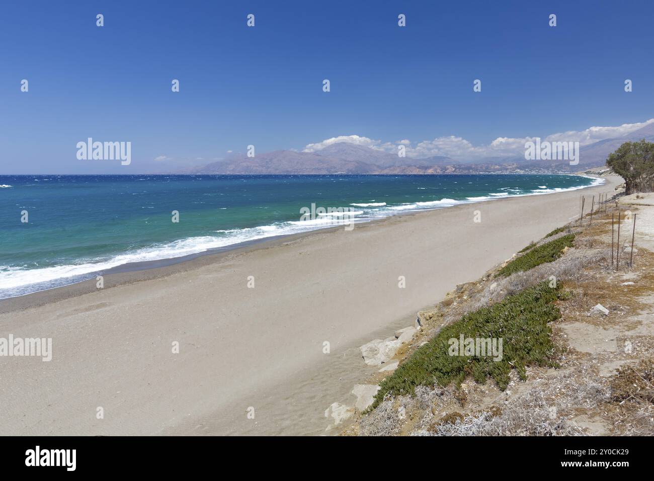 Kommos Beach on Crete, Greece, Europe Stock Photo - Alamy