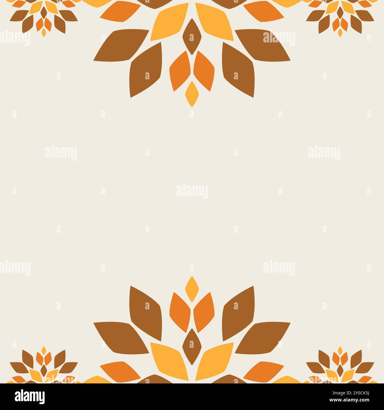 soft color flower frame design Stock Vector Image & Art - Alamy