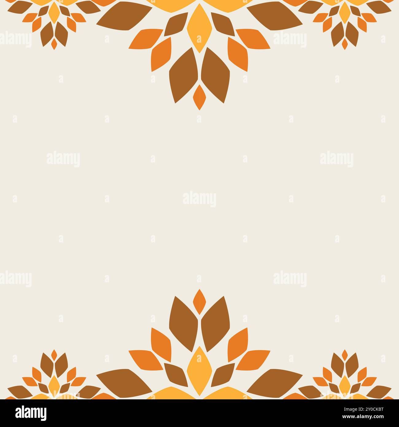 soft color flower frame design Stock Vector Image & Art - Alamy