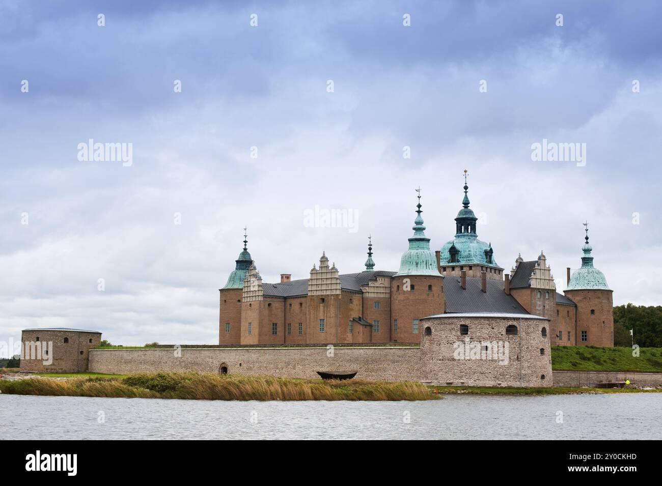 Kalmar Castle at the east coast of Sweden. This building is one of the ...