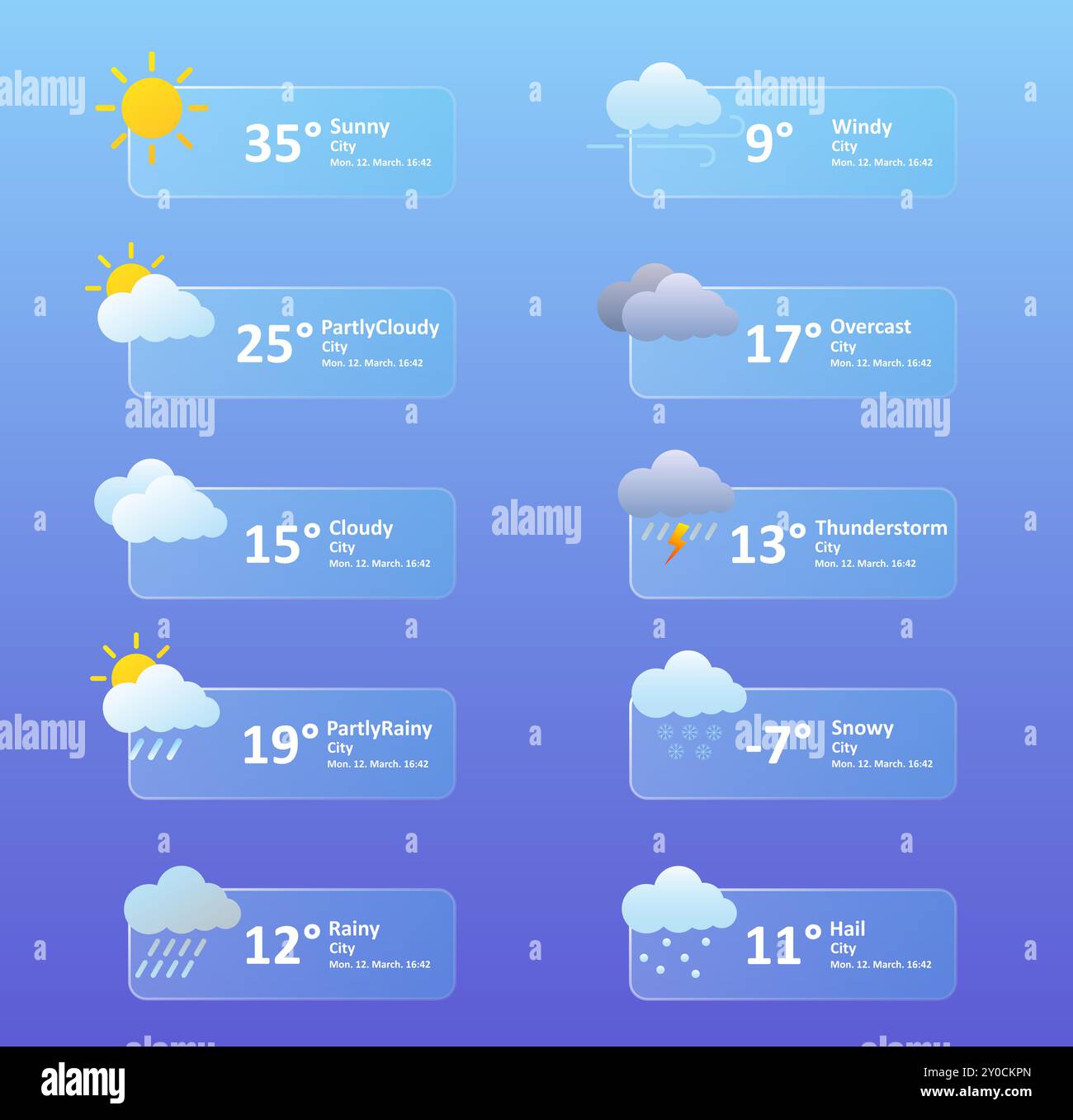 Min max thermometer Stock Vector Images - Alamy