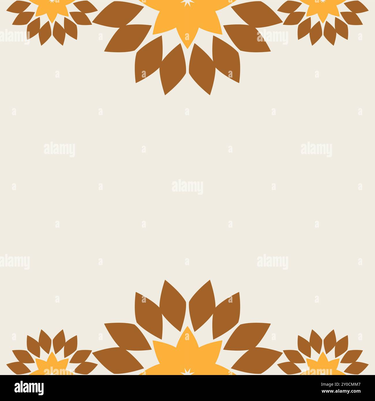 soft color flower frame design Stock Vector Image & Art - Alamy