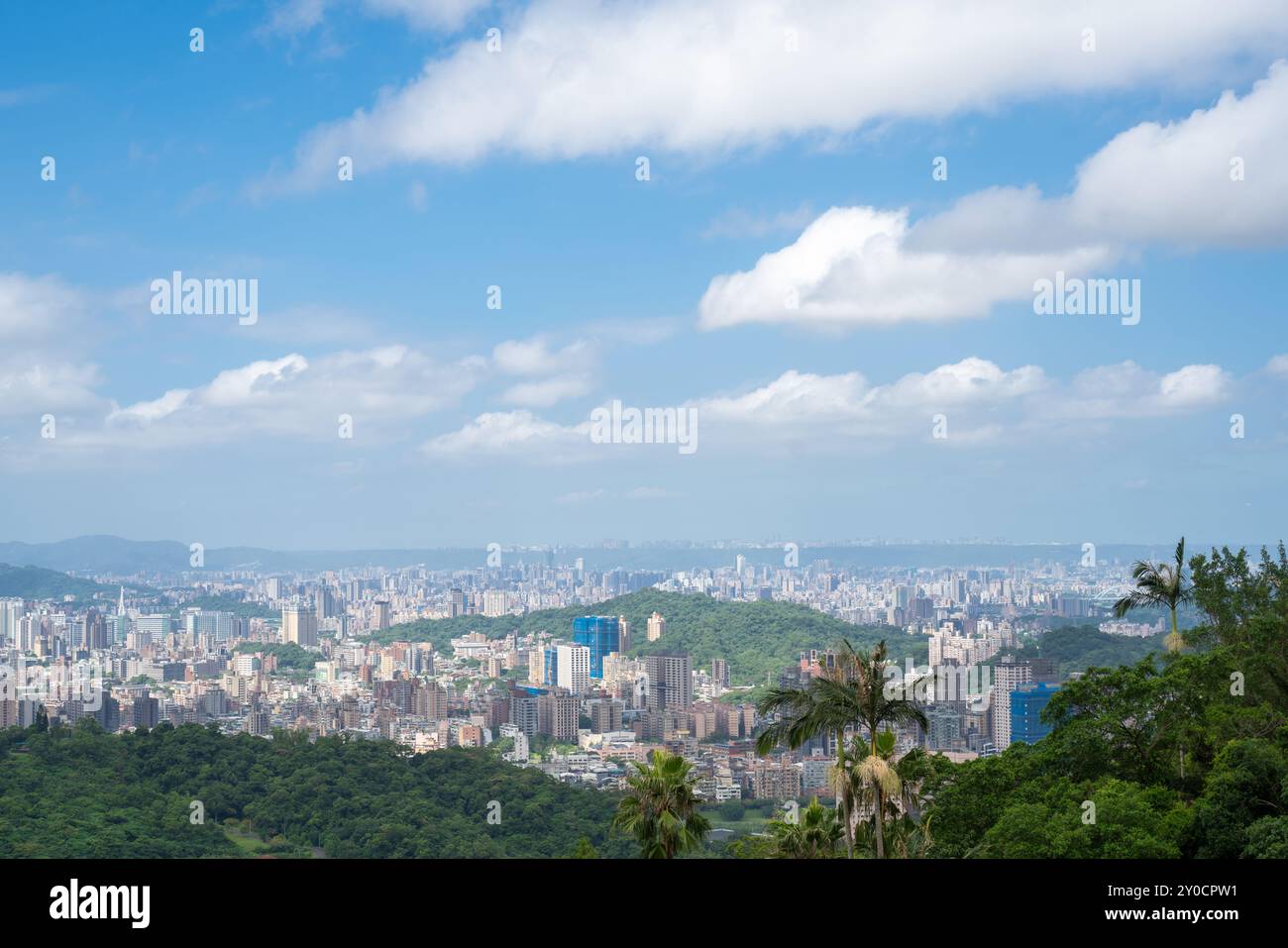 Taipei city panoramic view in Taiwan Stock Photo - Alamy
