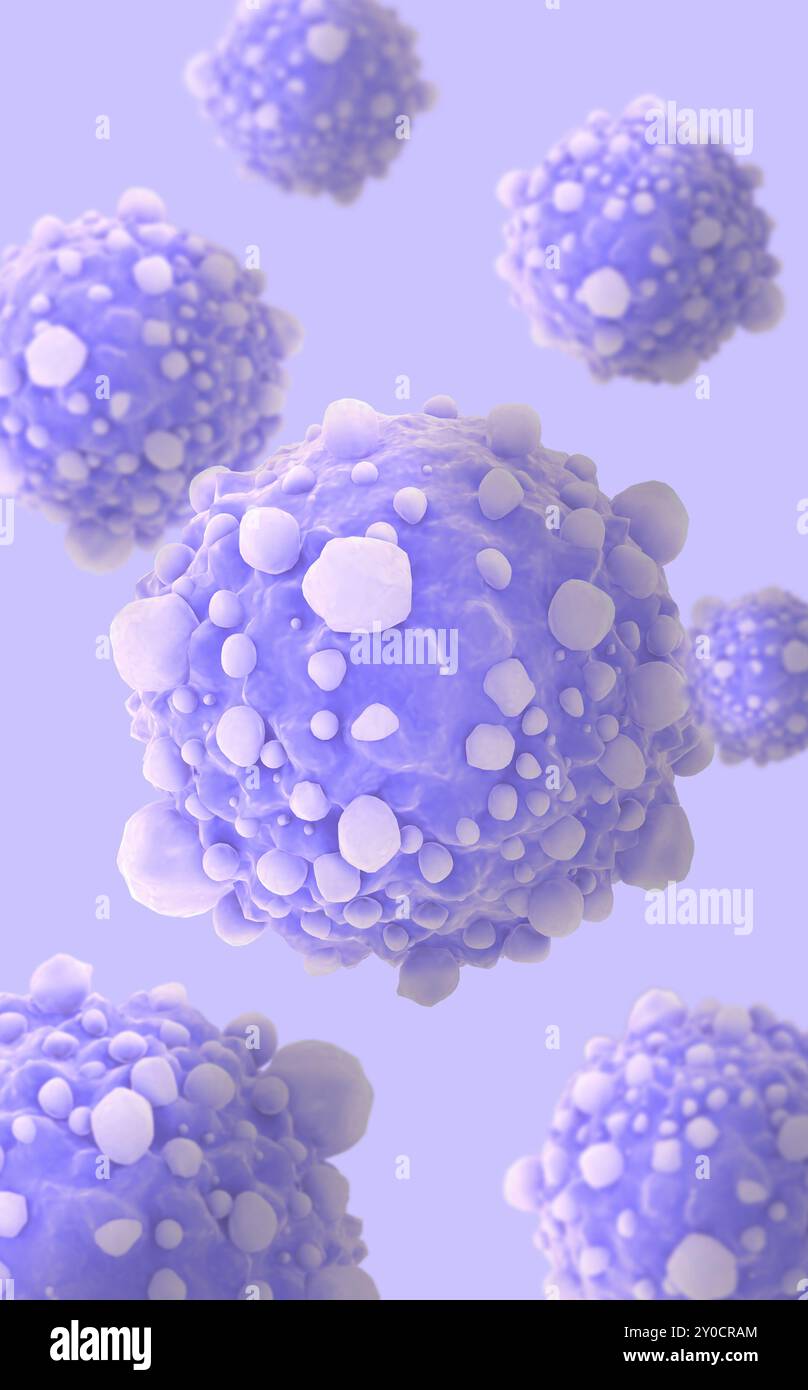 Microscipic view of pancreatic cancer cells Stock Photo - Alamy