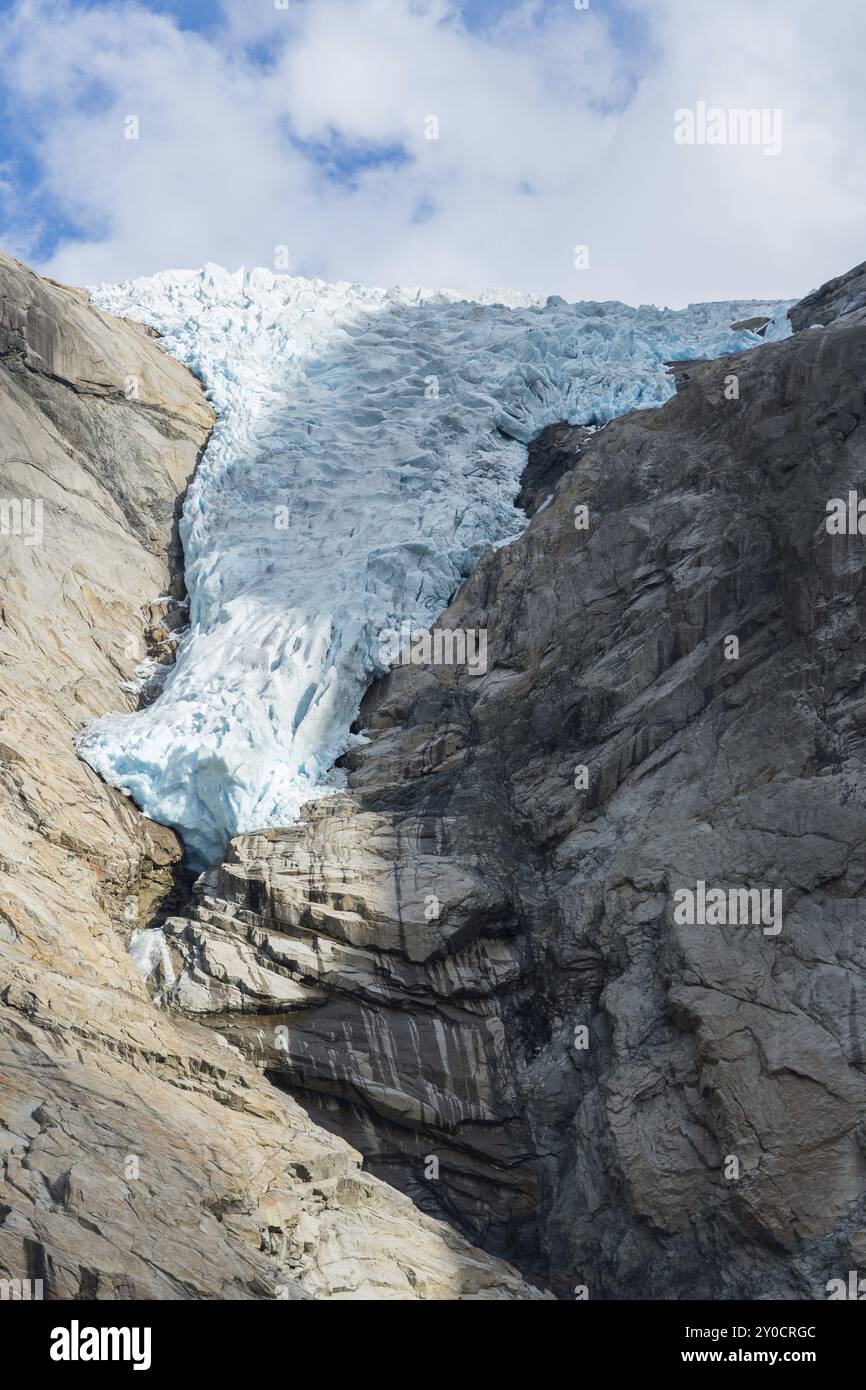 The famous briksdal glacier in norway Stock Photo - Alamy
