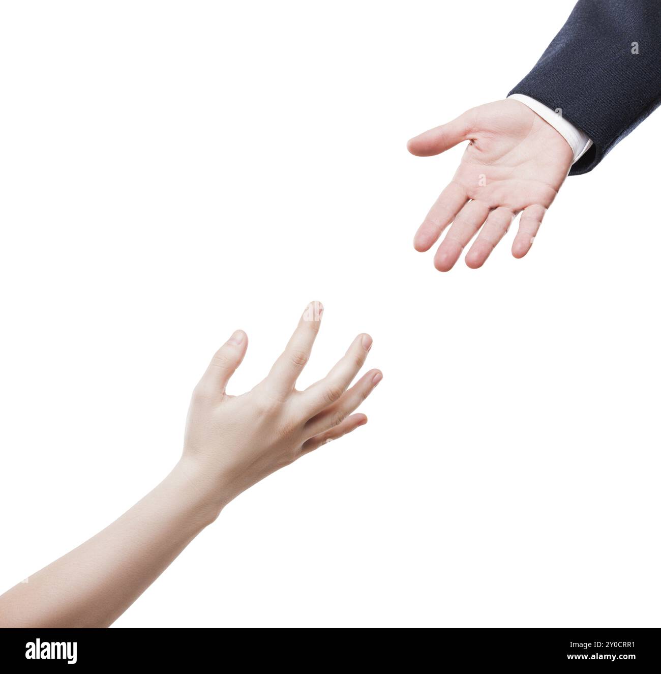 Poverty and social issue concept, businessman giving helping hand to ...
